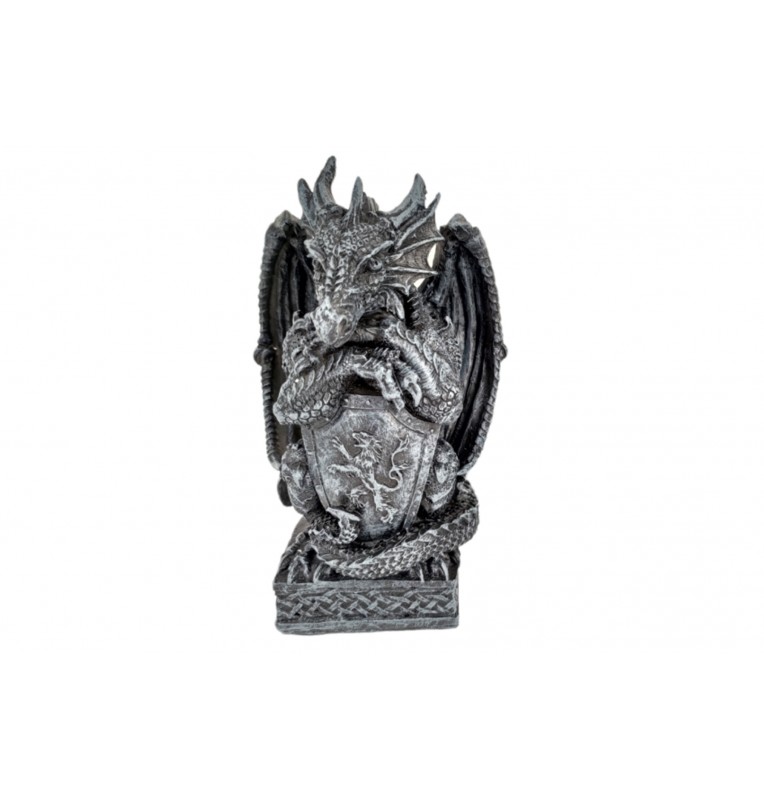 DRAGON BOUCLIER + EPEE RESINE 2 ASSORTIS|Grossiste | Forest Distribution